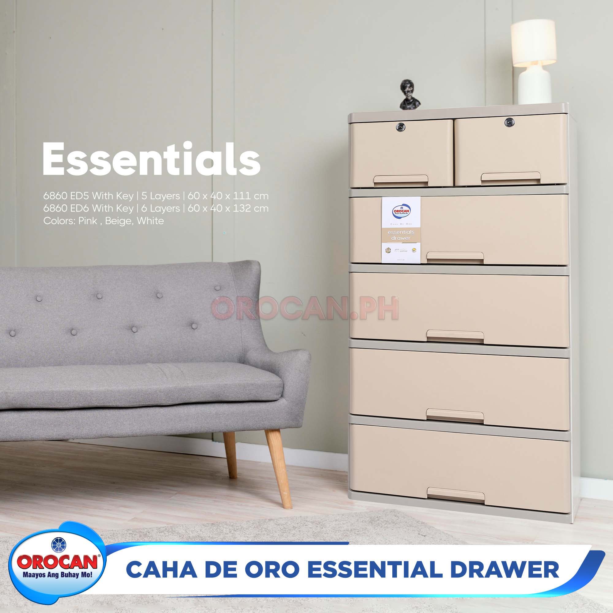 Orocan Essential Caha De Oro 6 Layer High Quality Drawer With 2/Lock ...