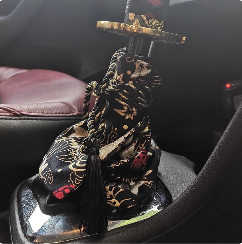Universal Katana Gear Knob style Samurai Car Gear Shifter 15cm Knob ...
