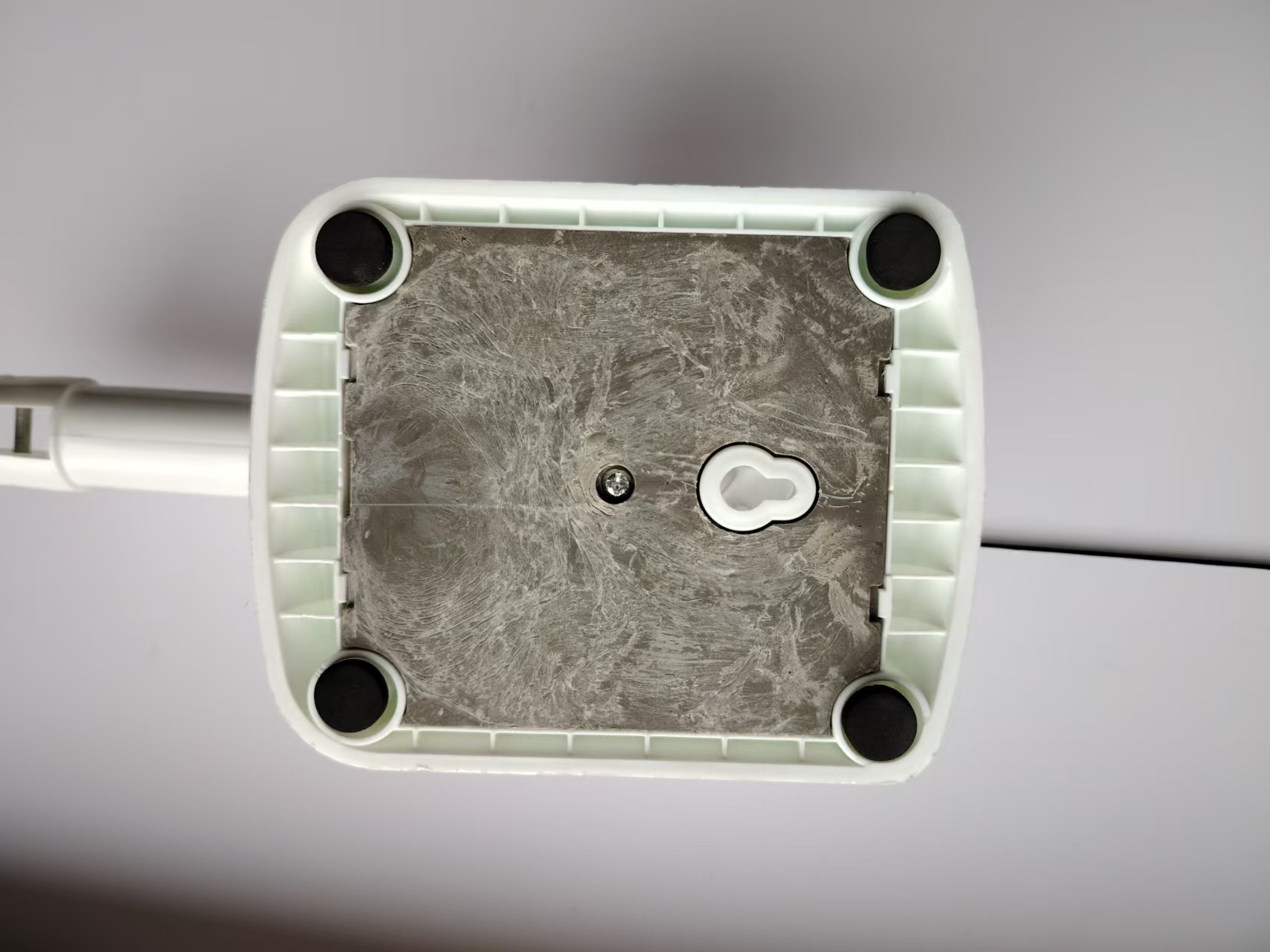 Disc base with stainless steel vertical base and weighted clamp base ...