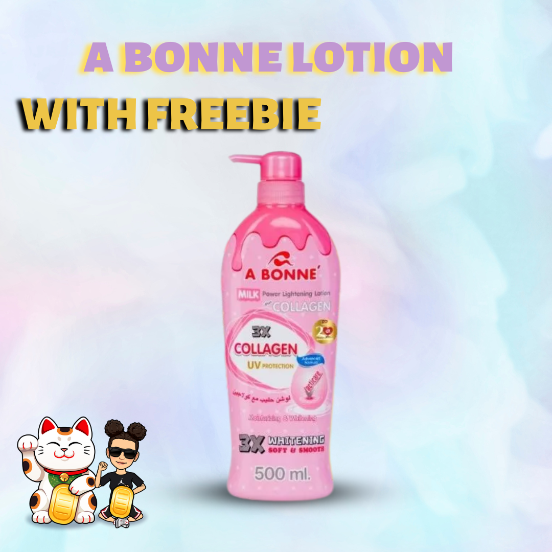 A BONNE LOTION MILK LIGHTENING Collagen Lotion 500ml Plus 3x Collagen ...