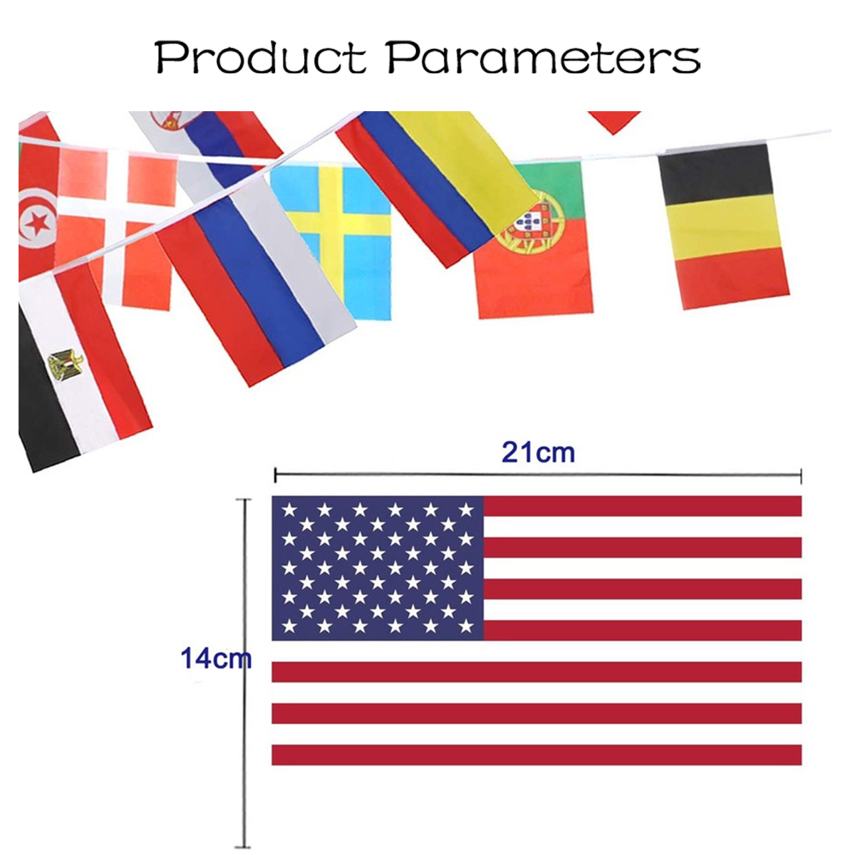 30M World Flags String 100 Countries Multi Cultural Party Fiesta Flag ...