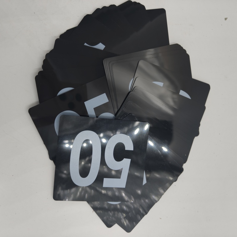 Double Sided Table Numbers 2 inch 1-25/1-50 Plastic Table Number Cards ...