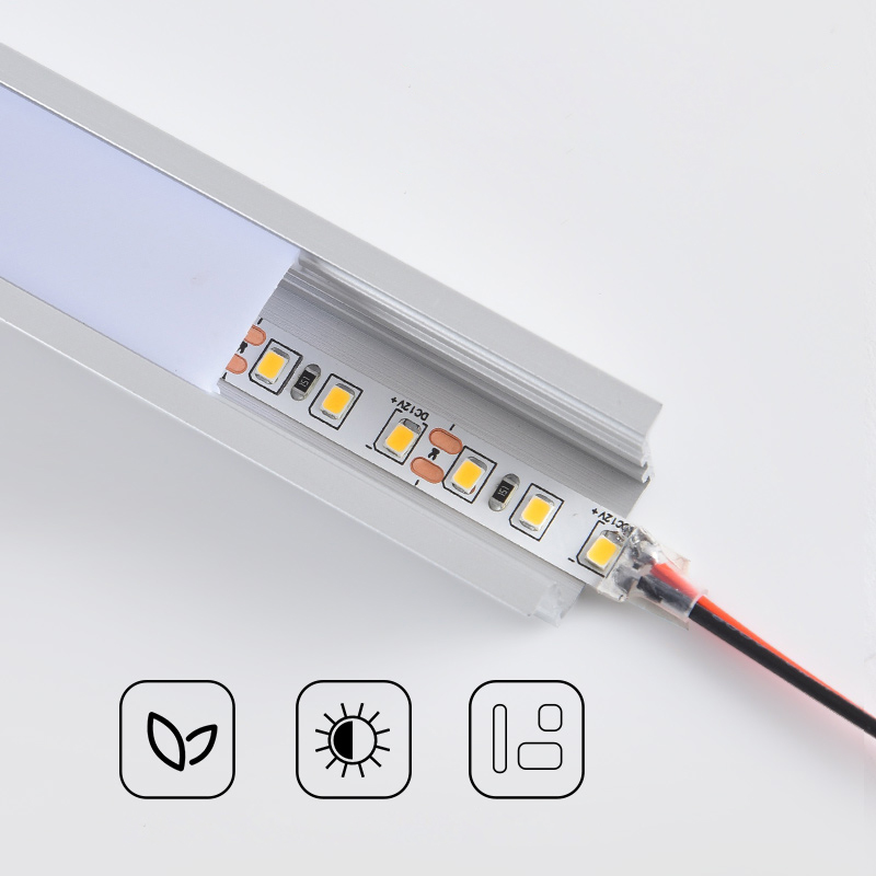 1m aluminum track light groove, light strip installation groove ...