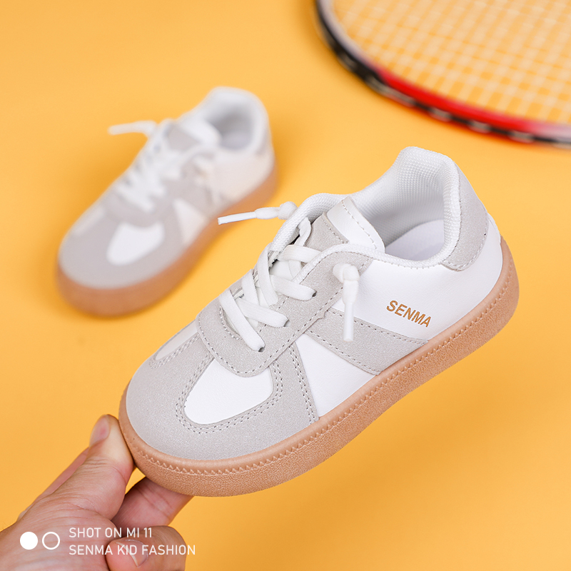 SENMA Rubber Shoes For Kids Girls Korean Shoes Fashion Sneakers White ...