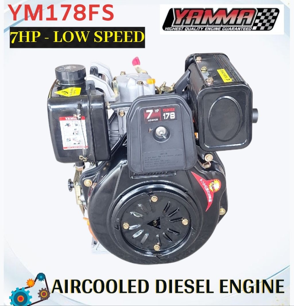 YAMMA 7HP LOW SPEED AIRCOOLED DIESEL ENGINE | Shopee Philippines