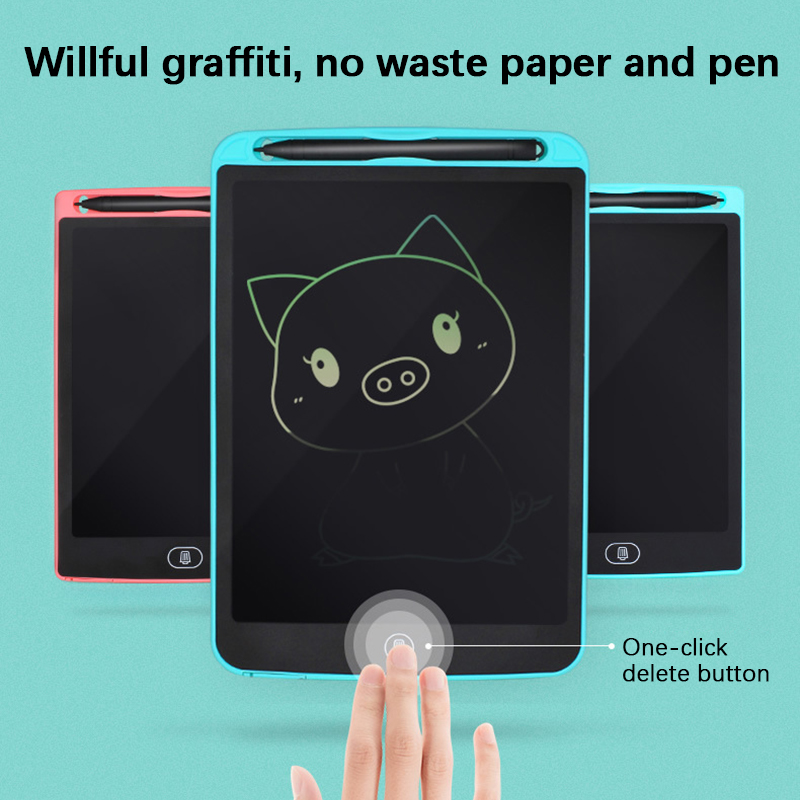 12 Inch LCD Writing Tablet Digital Drawing Board Portable Write Pad For ...