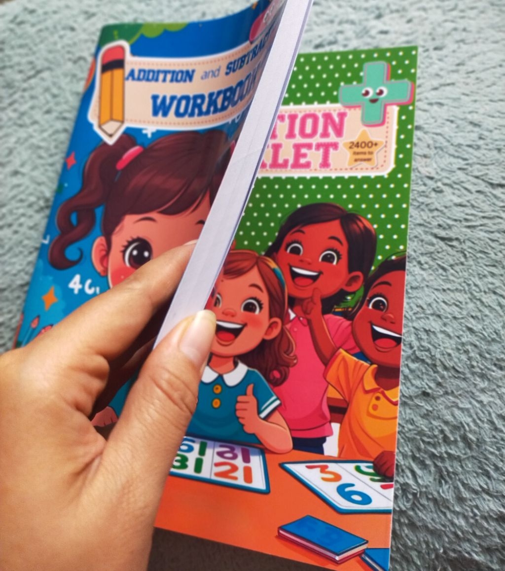 Addition and Subtraction Booklet Learning Practice for kids | Shopee ...