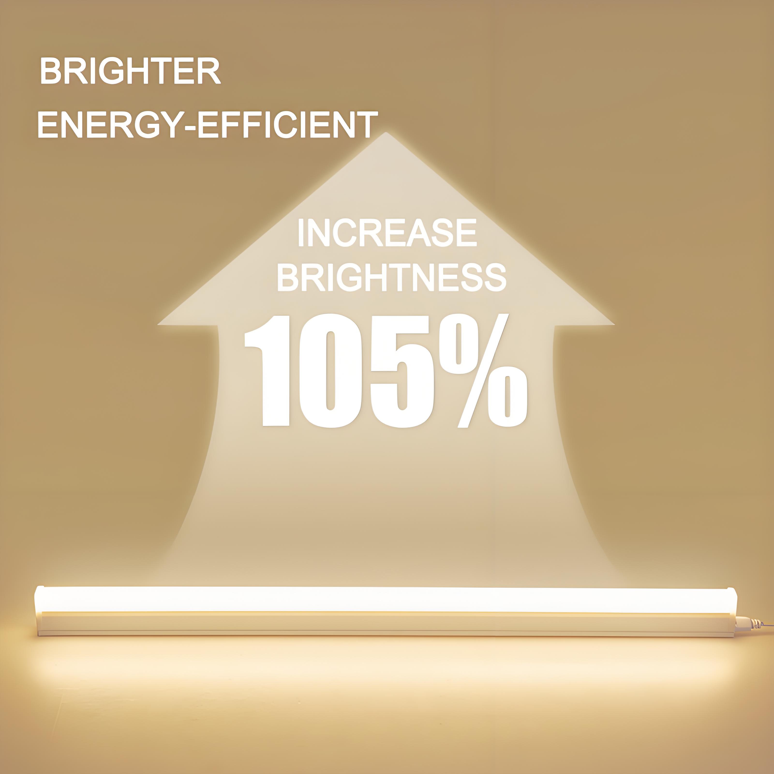 Luxy T5 Tube LED Light Long LED Strip Light Room Light Dimmable Night ...