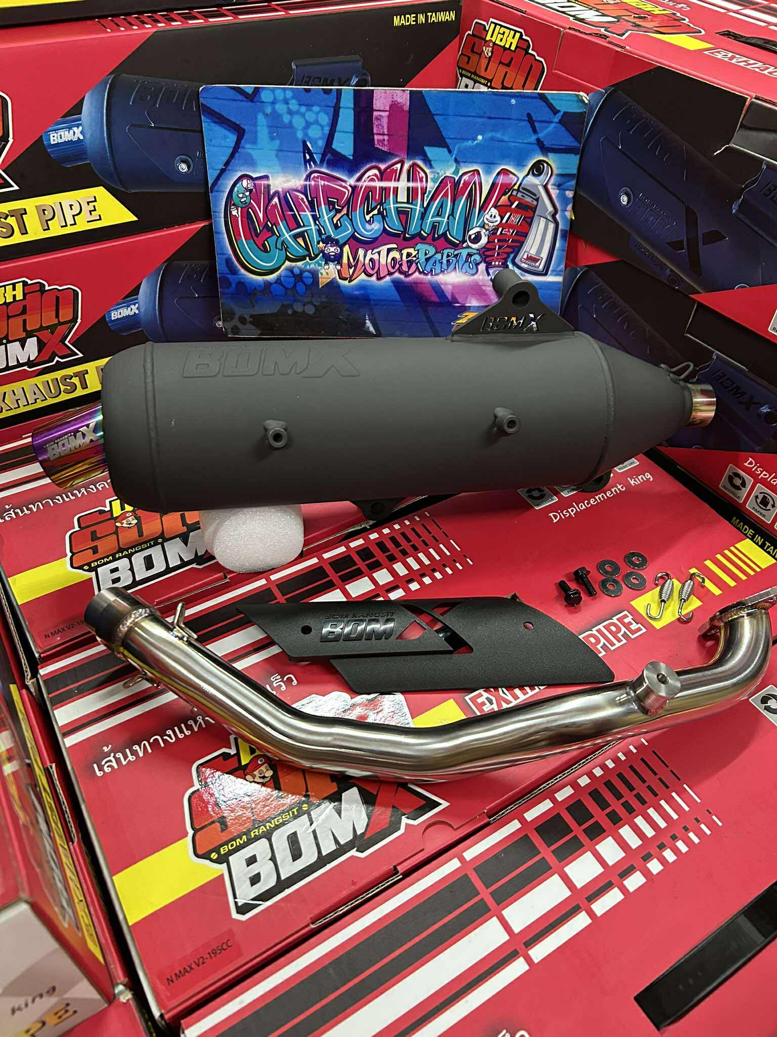 BOM X POWERPIPE PCX 160 / ADV 160195CC STREET LEGAL TITANIUM TIP ...