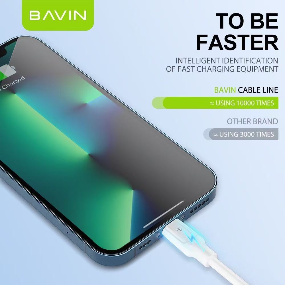BAVIN CB130 2.4A Fast Charging Cable 3M - Flexible for Micro V8/iPhone ...