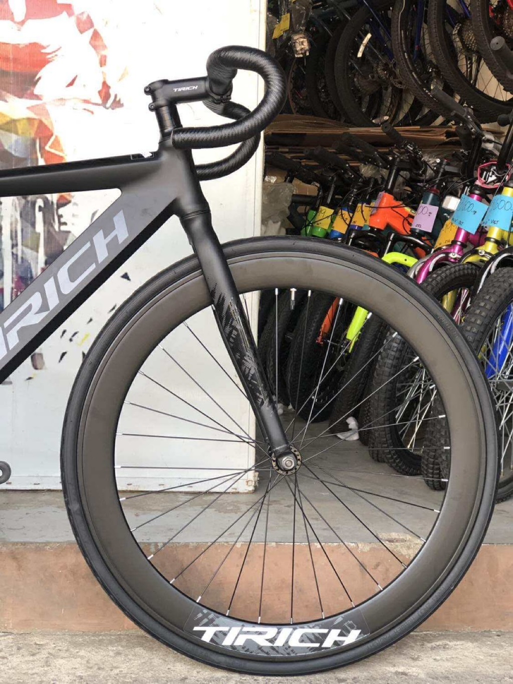 Tirich FG25 Fixied Gear Bicycle 700c Alloy Frame & Alloy Fork With ...