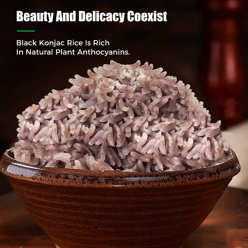 Black shirataki rice 1kg Shiritaki rice original shirataki dried rice ...