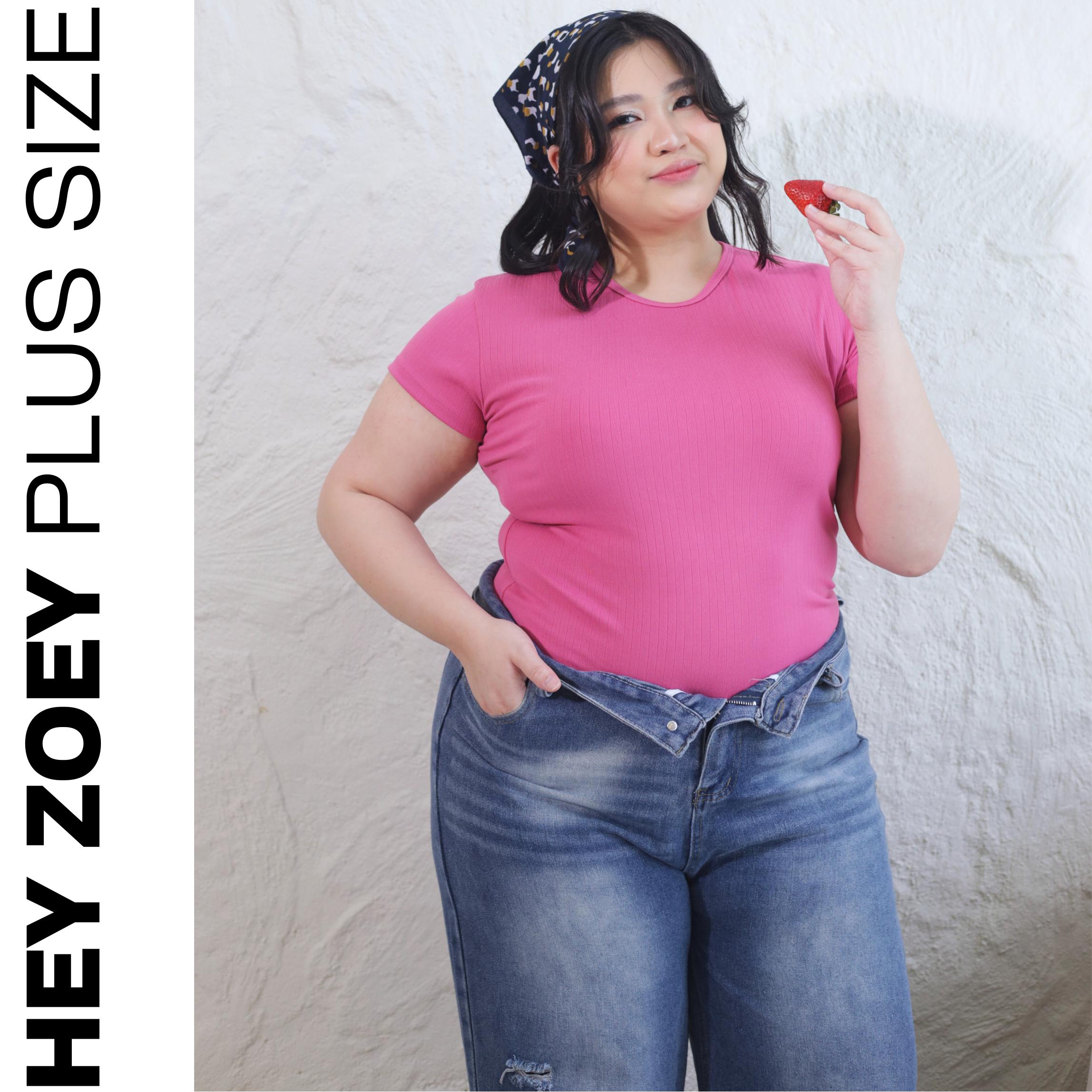 HEY ZOEY Bettina Mid-length / Mini Roundneck Cotton Short Sleeve Basic ...