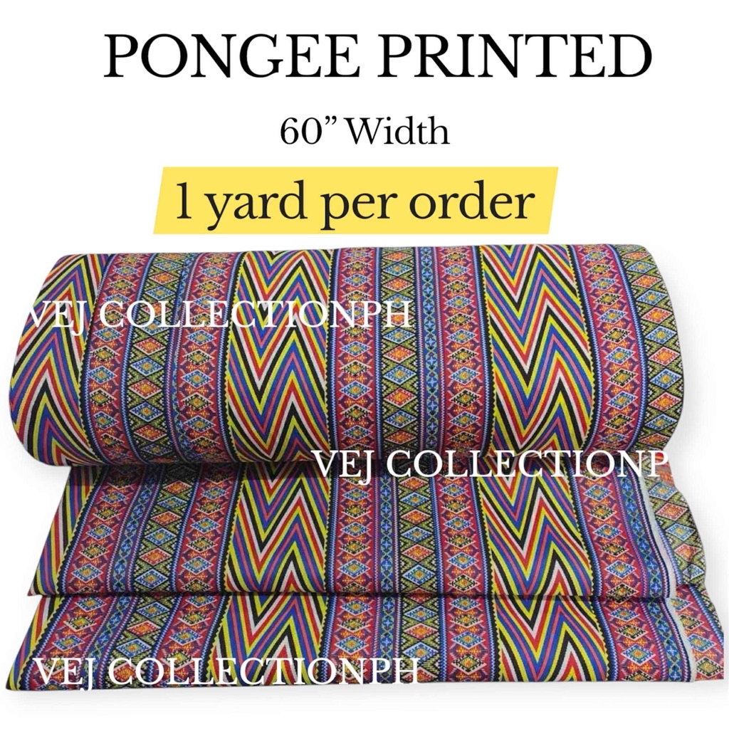 tela pongee printed ethnic igorot ifugao kalinga benguet apayao abra 1 ...