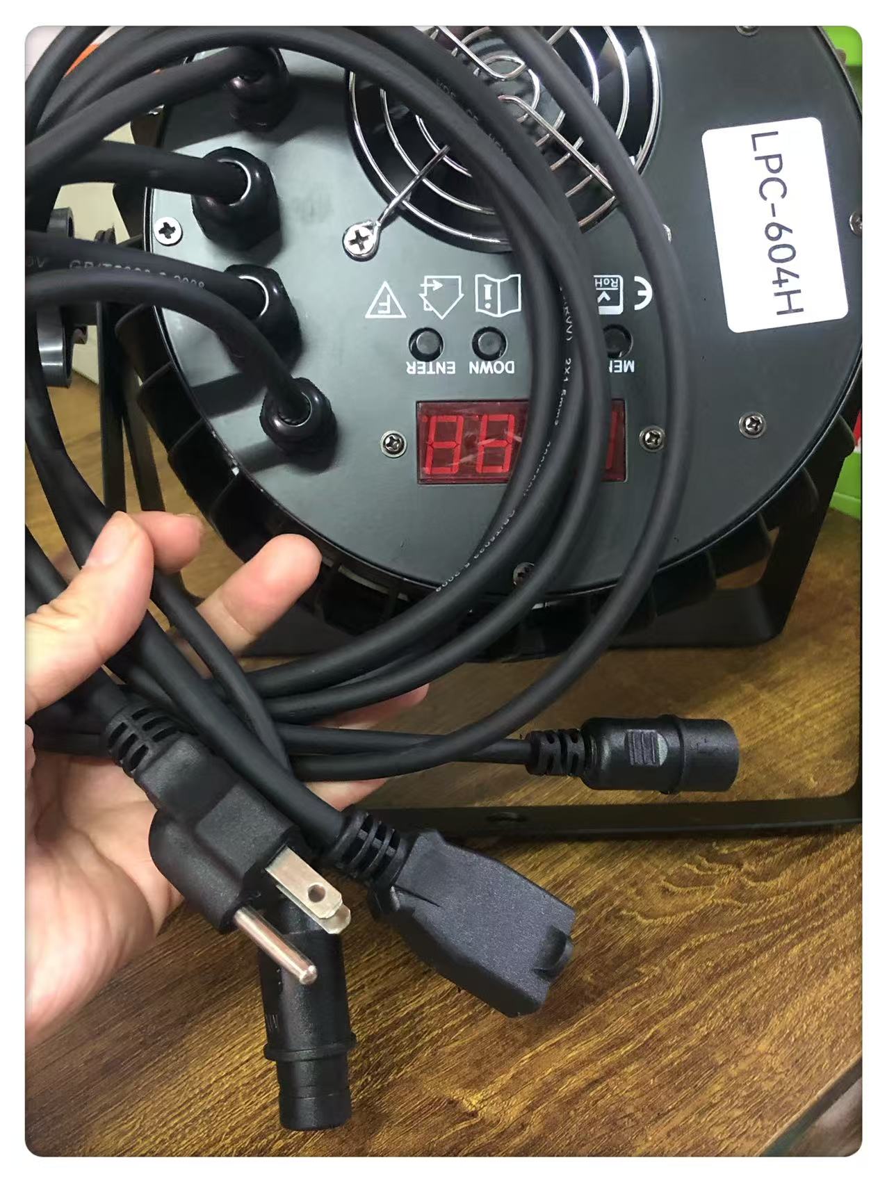 Parled LED Flat Stage Light/par light RGBW/Amber LPC604-H aluminum case ...