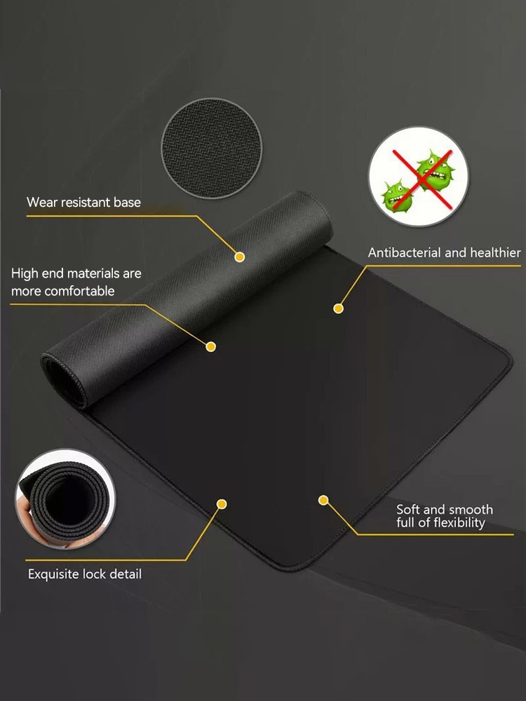 ICON Gaming Mouse Pad Extra Large Thickened Locked Edge for Laptop ...