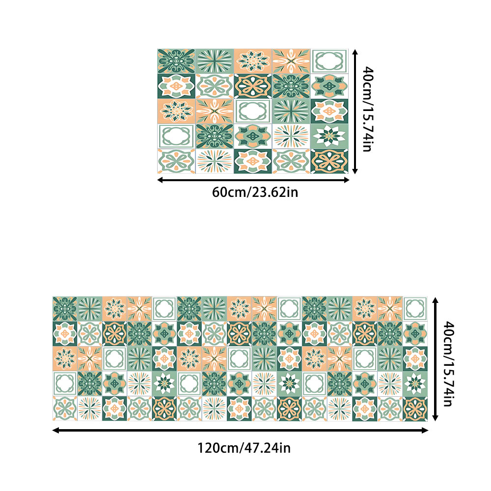 1pc national style Kitchen floor mat Diatomite Mat Non-slip Thicken ...