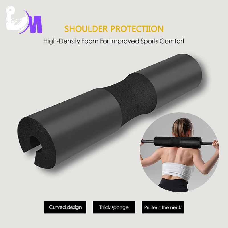 Barbell Shoulder Pads Rubber Foam Shoulder Supports Fitness ...