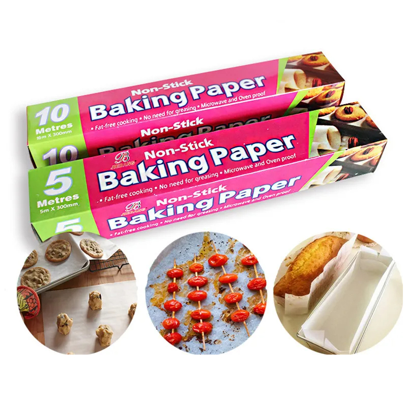 5M/10M/20M/50M Baking Paper Non-Stick Parchment Paper Baking Sheets for ...