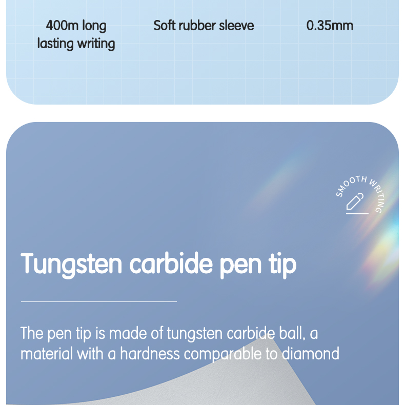 Deli SA130 Ballpen 0.35mm Press Gel Pen Quick-Drying Black Writing Pen ...