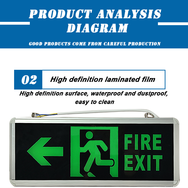 Exit LED Light Sign Office Construction Restaurant Shop Store Building ...