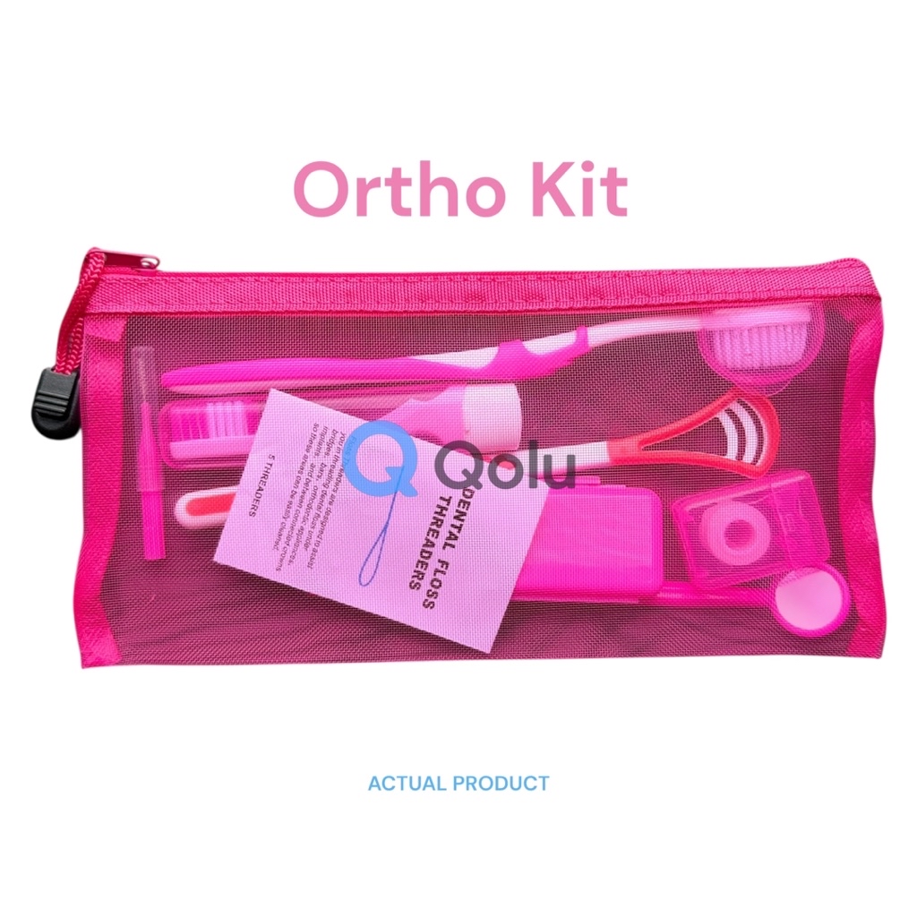 Ortho Starter Kit for Braces | 8-in-1 Cleaning Set with Toothbrush ...