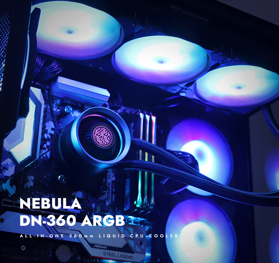 DarkFlash Nebula DN360 ARGB Liquid CPU Cooler | Shopee Philippines