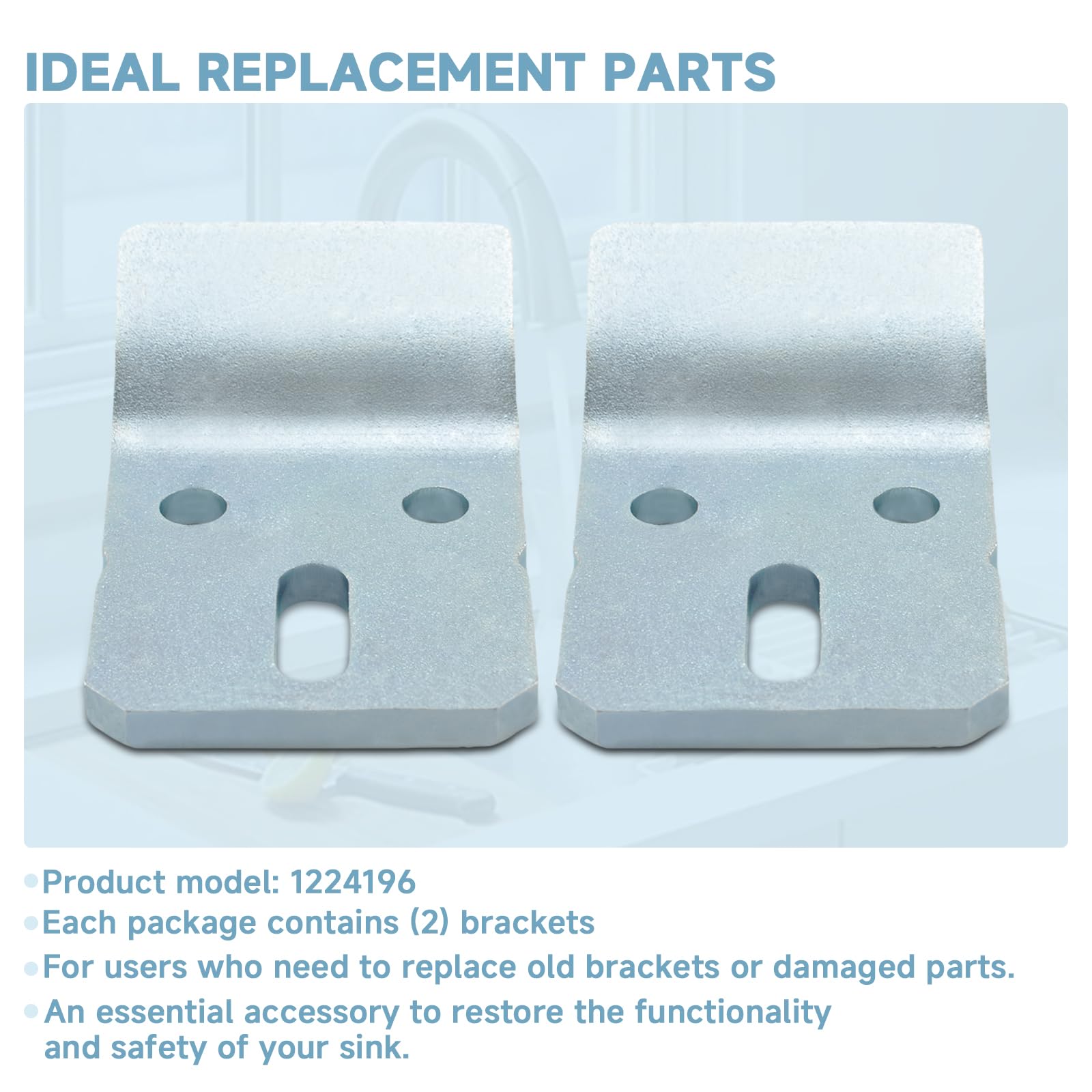 Lavatory Bracket Reinforced Frame 150kg Load Capacity Corrosion ...