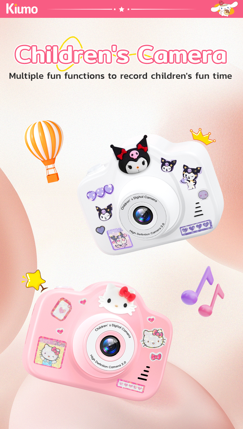Kiumo Sanrio Mini Digital Camera 64G Multifunctional camera Kids Camera ...