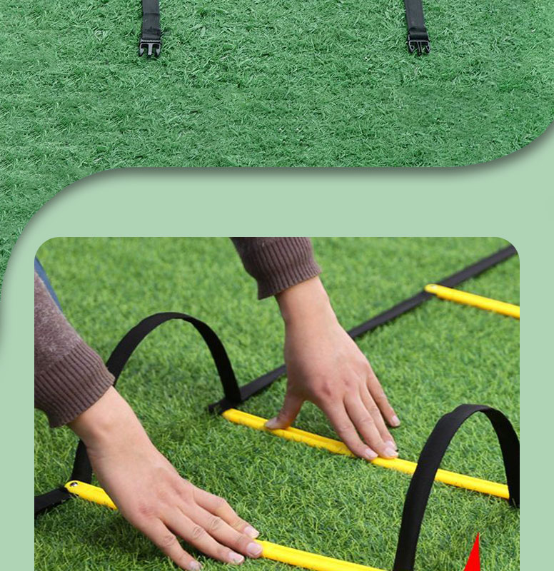 Portable Agility Ladder Training Obstacle Rope Football training Ladder ...