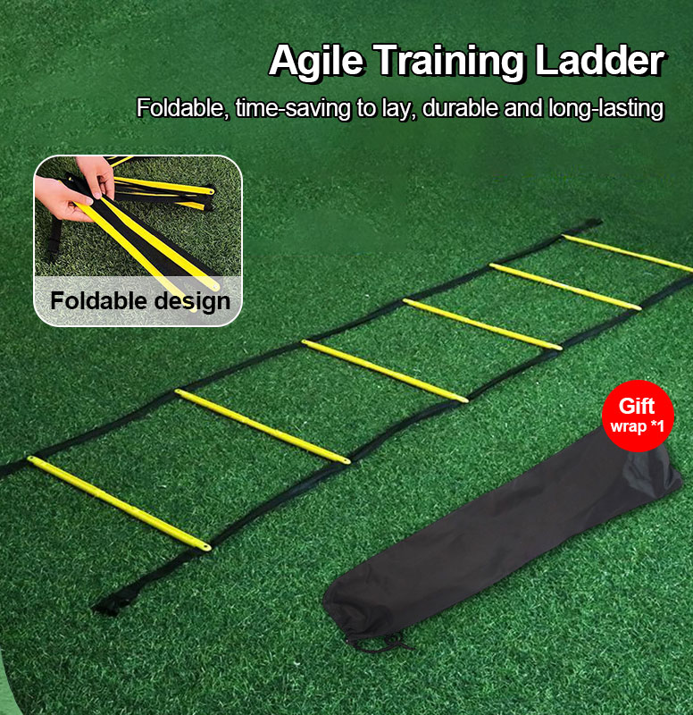 Portable Agility Ladder Training Obstacle Rope Football training Ladder ...