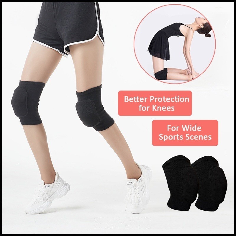 2pcs Sports Support Kneepad Dancing Knee Protector Volleyball Yoga Knee ...