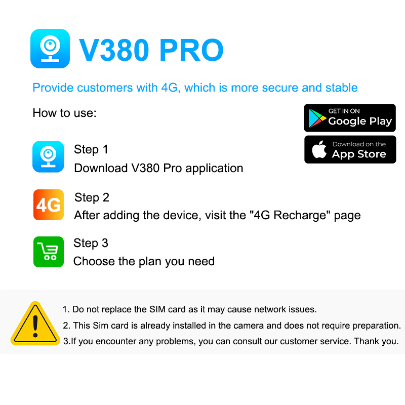 V380 Solar Cctv 8MP Outdoor 360 4G Sim 3 Screens Wireless WiFi Connect ...