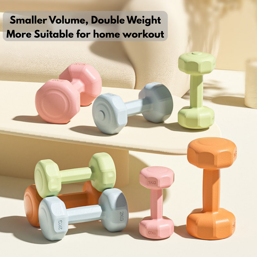 【SLS】Dumbbell set for women 1kg-4kg weights dumbbell workout home ...
