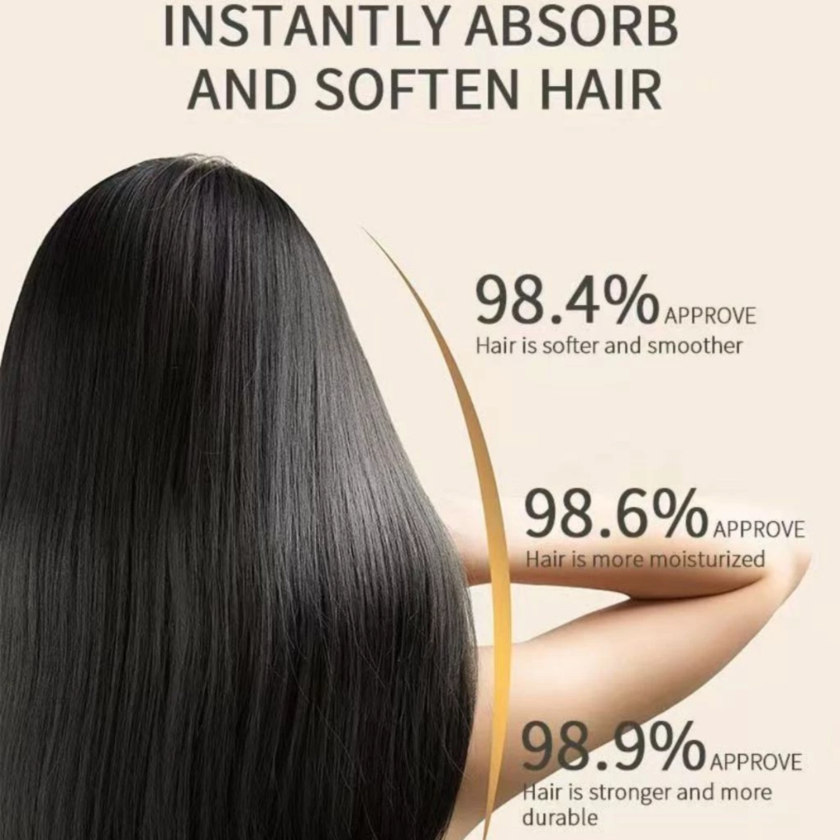 10 In 1 Hair Serum Anti Frizz Repair Dry Damaged Hydrate Smooth Shiny Treatment Hair Cream 210ml ...