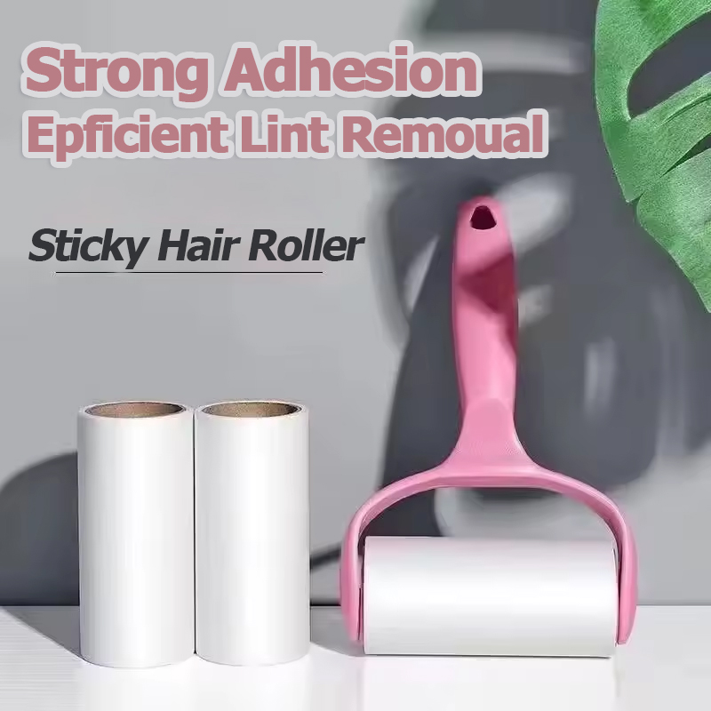 Tearable Lint Roller Remover Roll Paper Sticky Roller Dust Wiper Pet ...