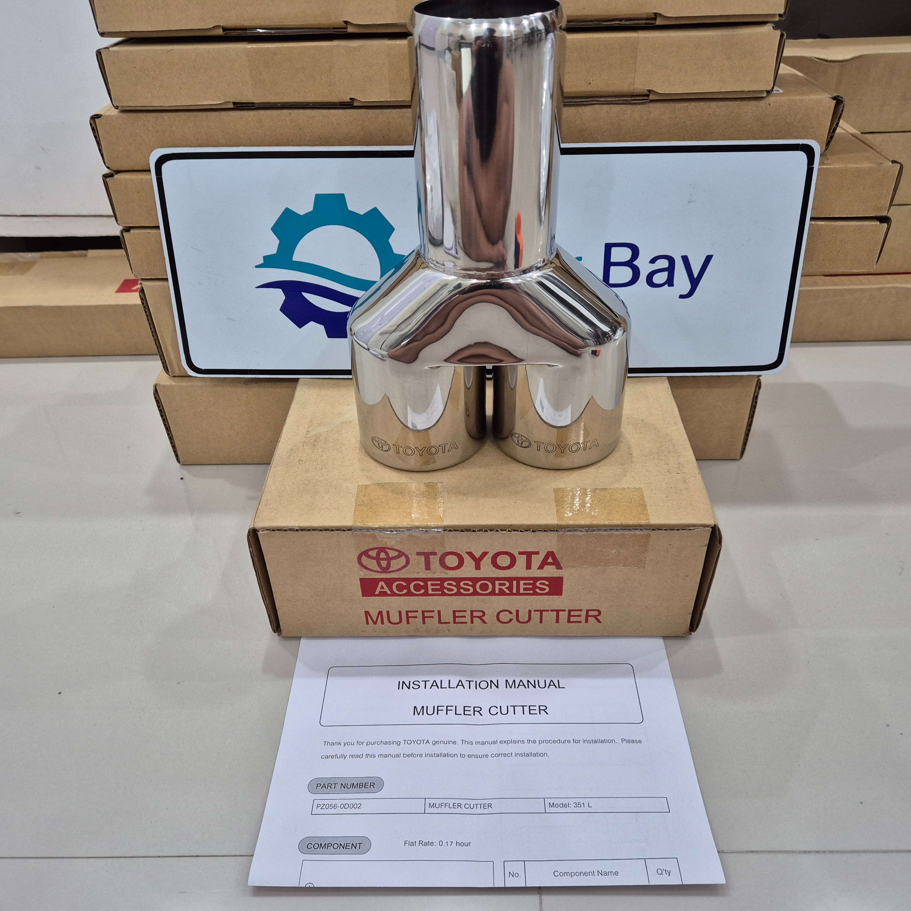 Toyota Muffler Cutter Dual Exhaust | Shopee Philippines