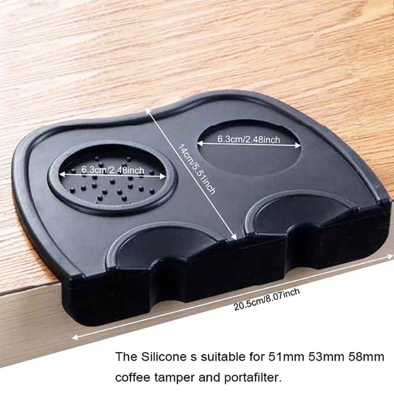 [Ship Local] Small/Medium/Double Silicone Tampers Corner Mat For 51/53 ...
