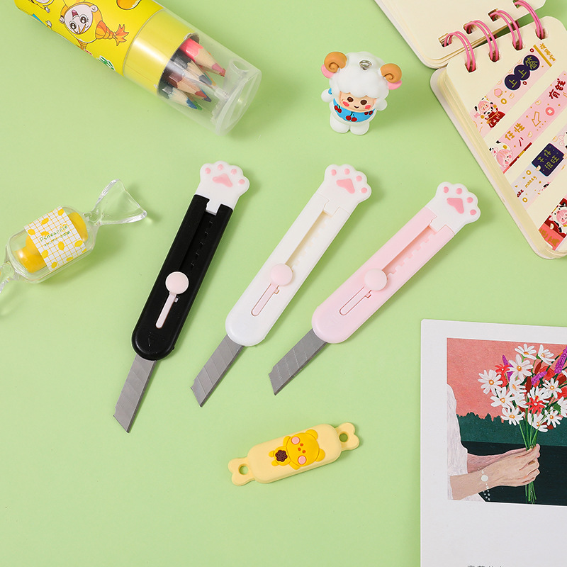 Cute Art Knife Mini Cutter cartoon Knife School/Office Supplies paper ...