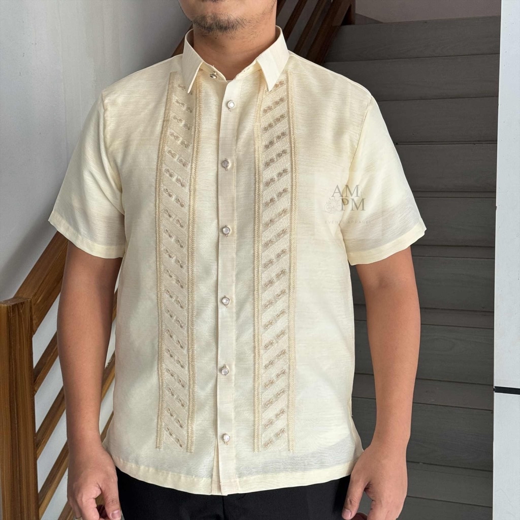 Full Open Polo Barong Piña Jusilyn (not shiny) XO Lines XS - 2XL | T3S ...