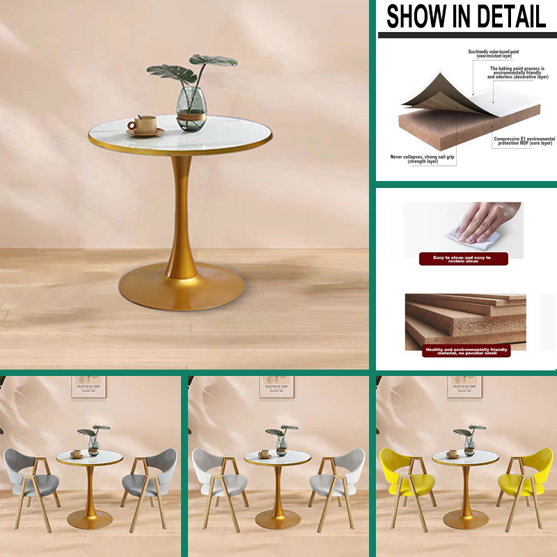 Solid color table round table square table vintage classic coffee table ...