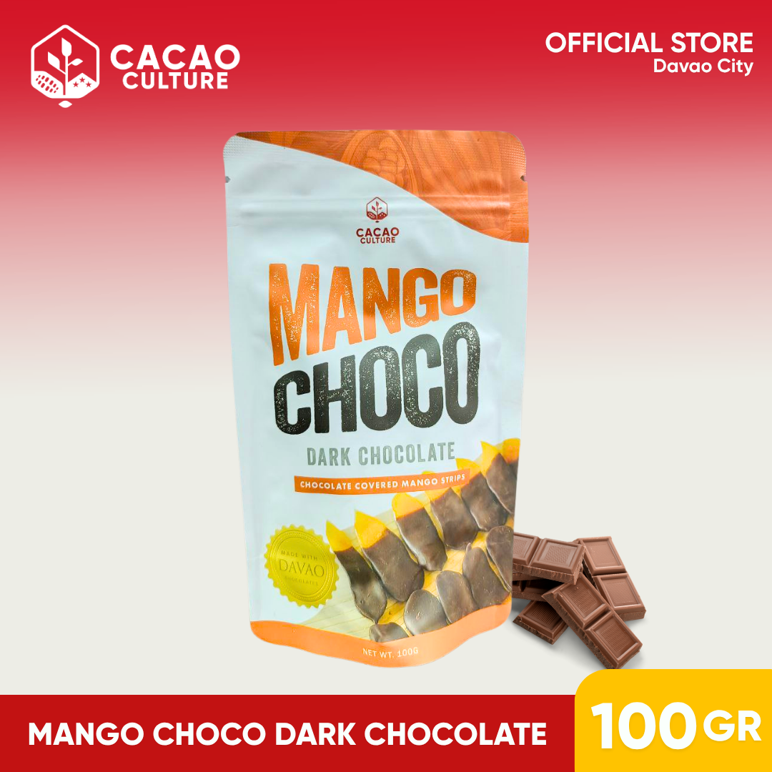 Cacao Culture Dark Chocolate Dried Mango Strips 100g – Davao Handmade ...