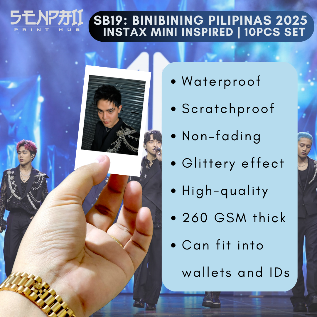 SB19: BINIBINING PILIPINAS 2025 | INSTAX MINI INSPIRED PHOTOS | Shopee ...