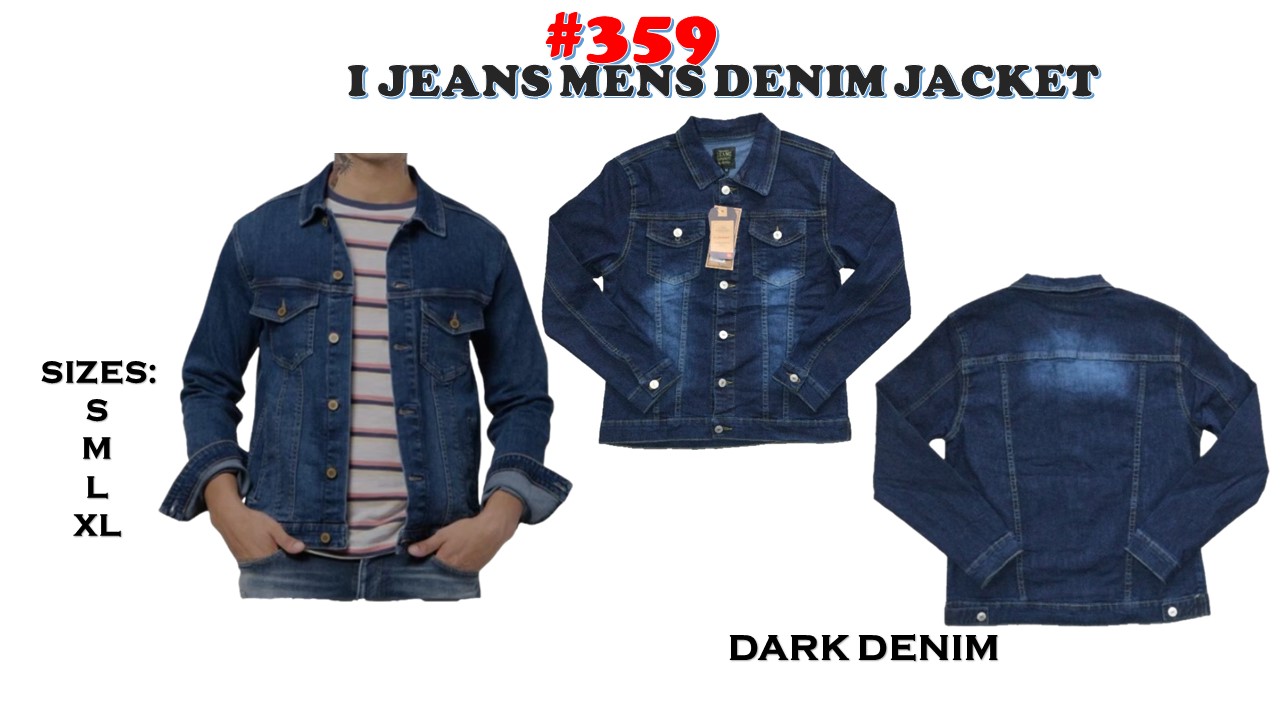 Pink Elegance Men's Maong Jacket Denim AVAIL SIZE : S,M,L AND XL ...