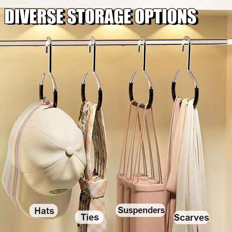 Circle Ring Hat Hanger 8 Hats Display Rack Baseball Cap Organizer Scarf ...