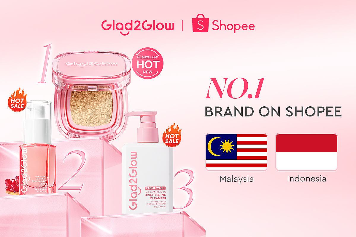 [G2G] Glad2Glow Lash & Brow Intense Serum Lash Lift Eye Serum Glowies ...