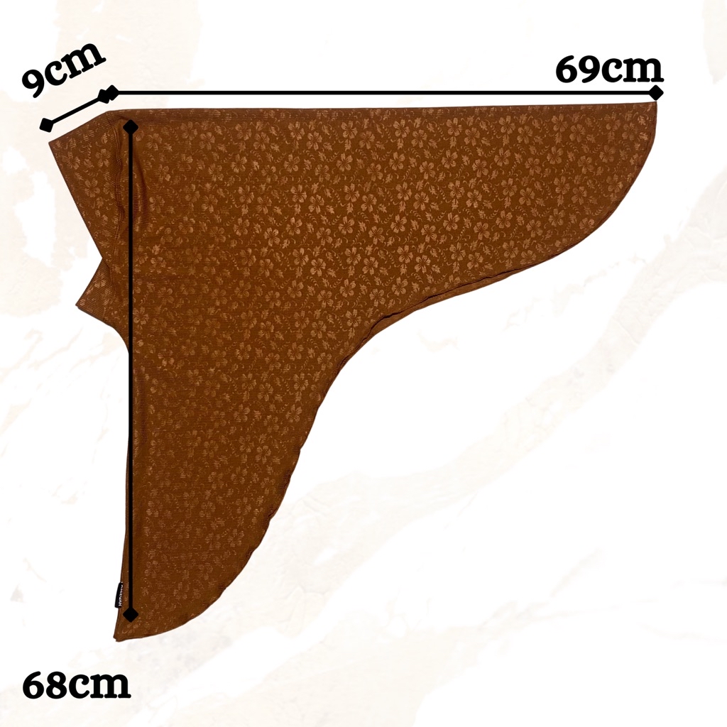 AC Emboss Alfaro Inspired Instant Hijab with chin cover | Shopee ...