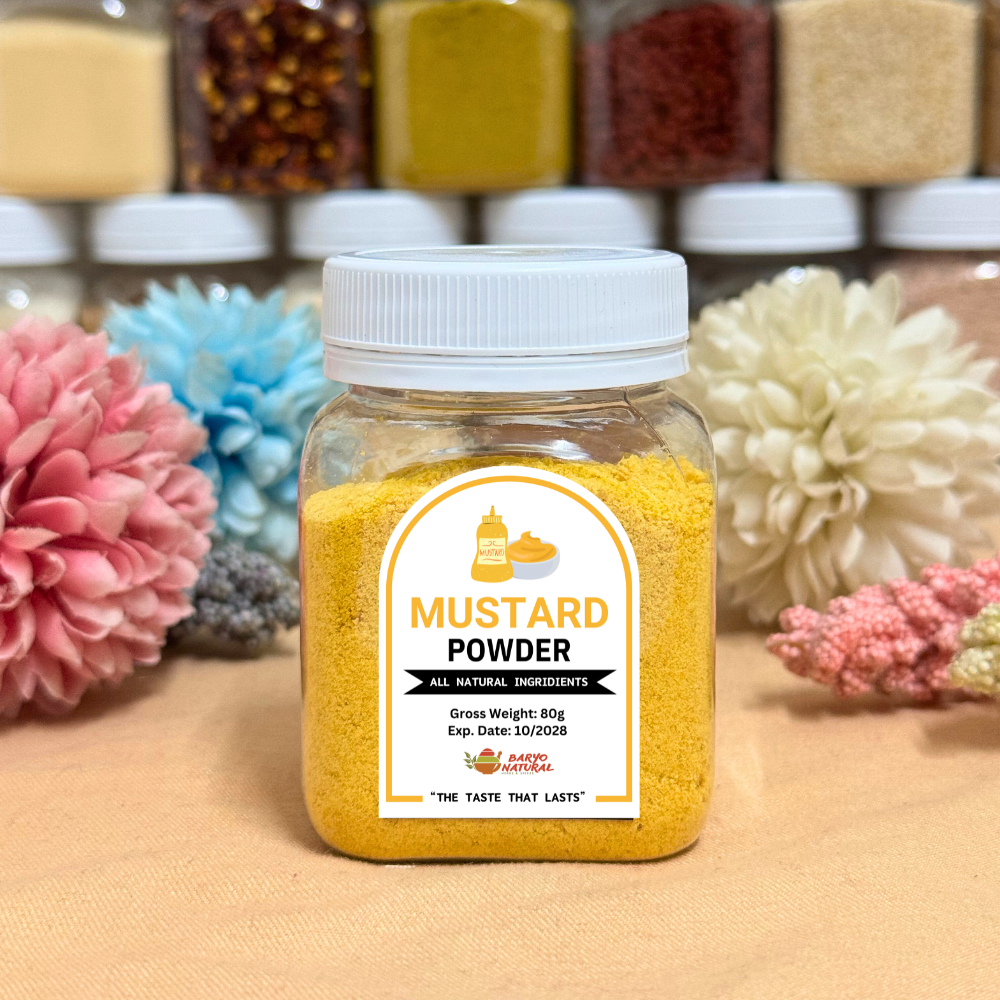Mustard Powder, Premium Tangy Spice by Baryo Natural, Perfect for ...