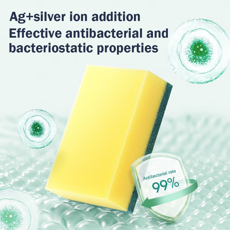 1PC High-Density Yellow Cleaning Sponge Wipe Rust Decontamination ...