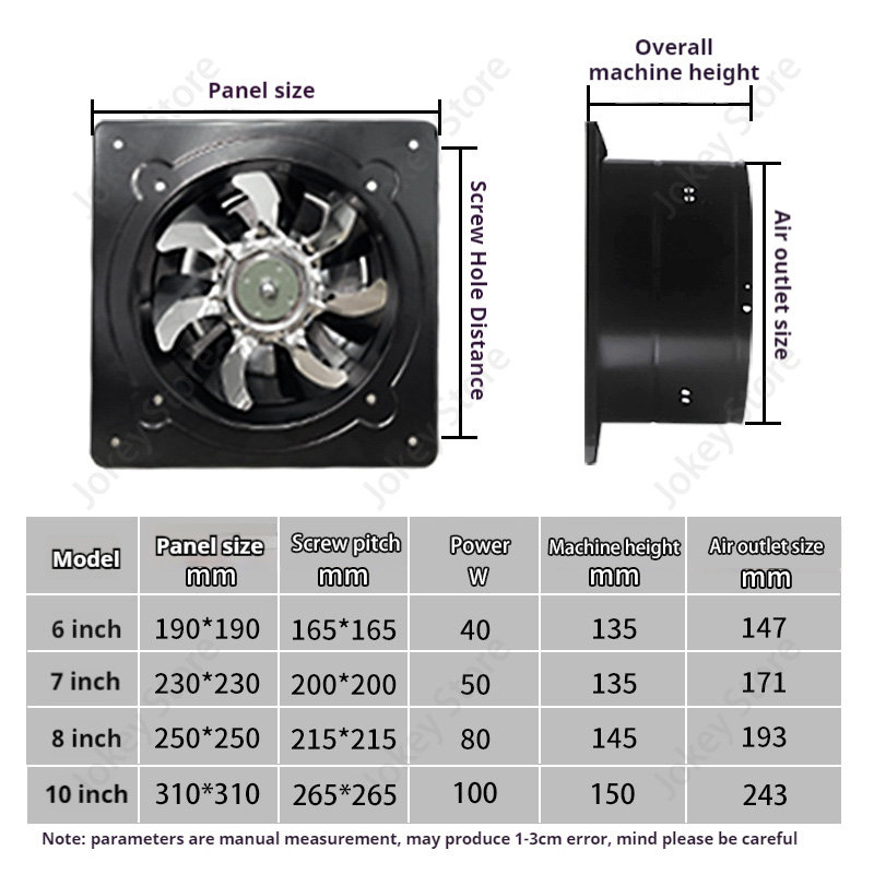 Multi-power simple range hood, high suction exhaust fan set Kitchen ...